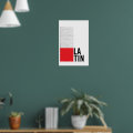 Latin Poster | Zazzle