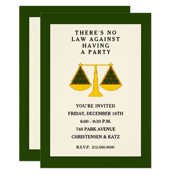 Lawyer Invitations | Zazzle UK