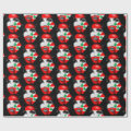 Lebanon Flag and Map on girl's face Wrapping Paper | Zazzle