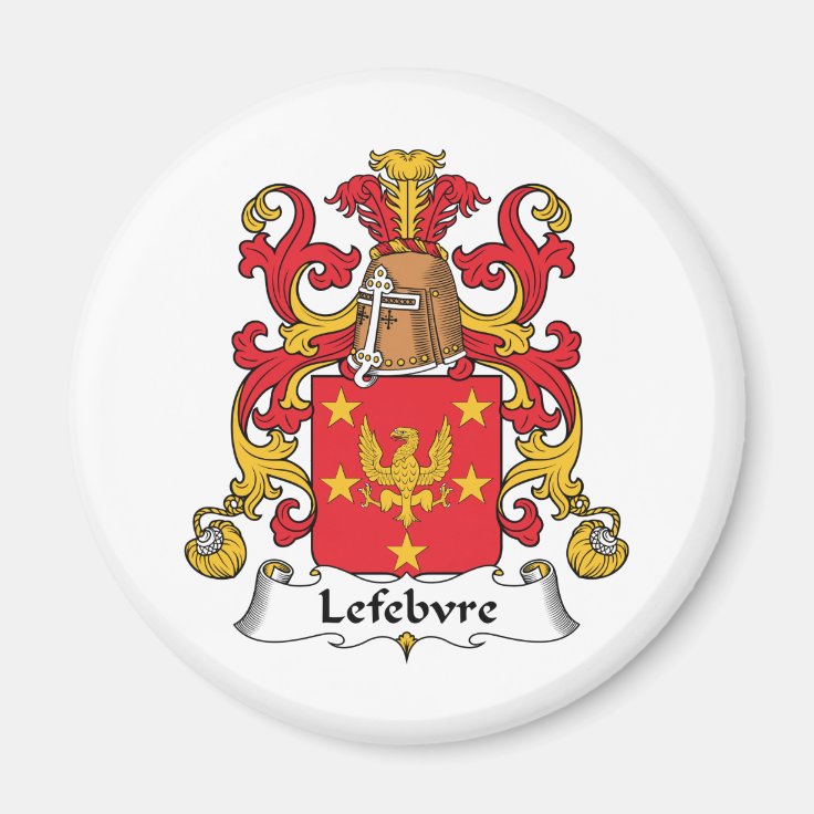 Lefebvre Family Crest Magnet | Zazzle