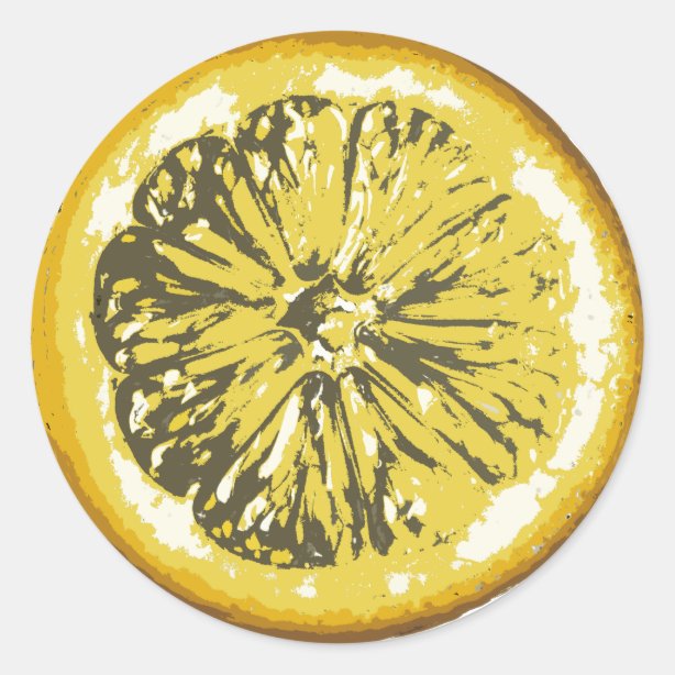 Lemon Stickers & Labels | Zazzle UK