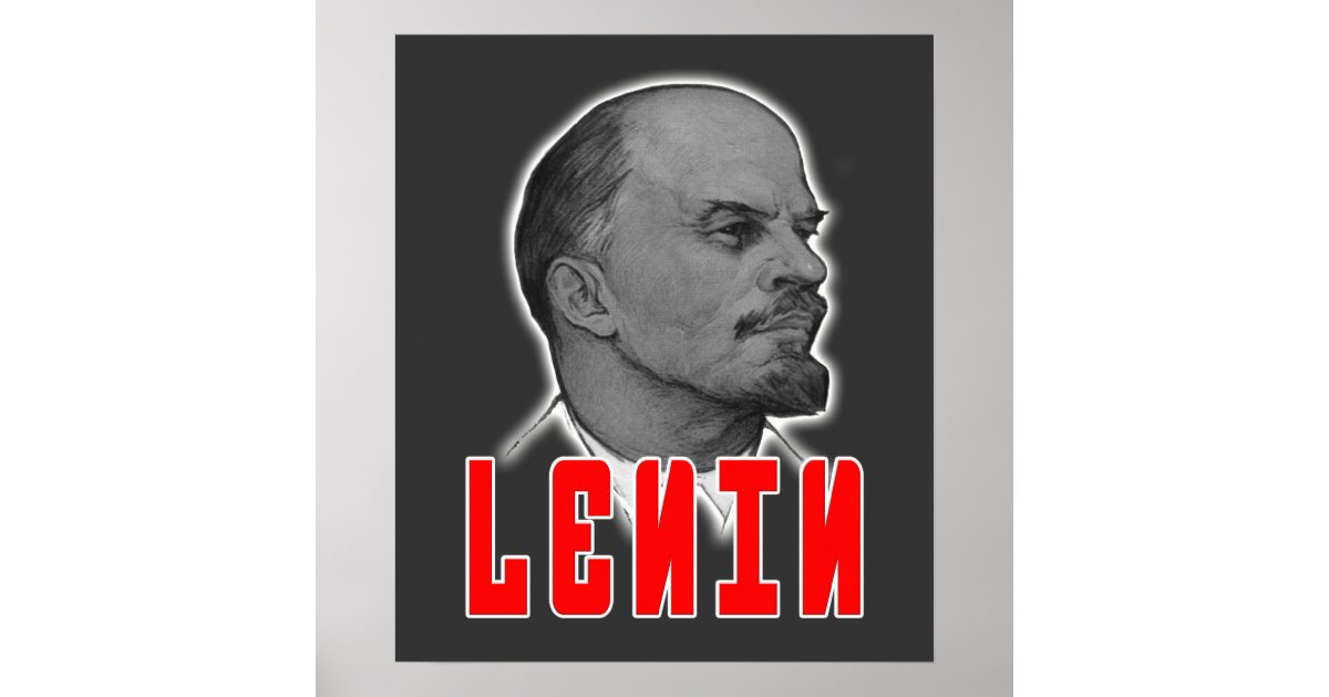 Lenin Profile Poster | Zazzle