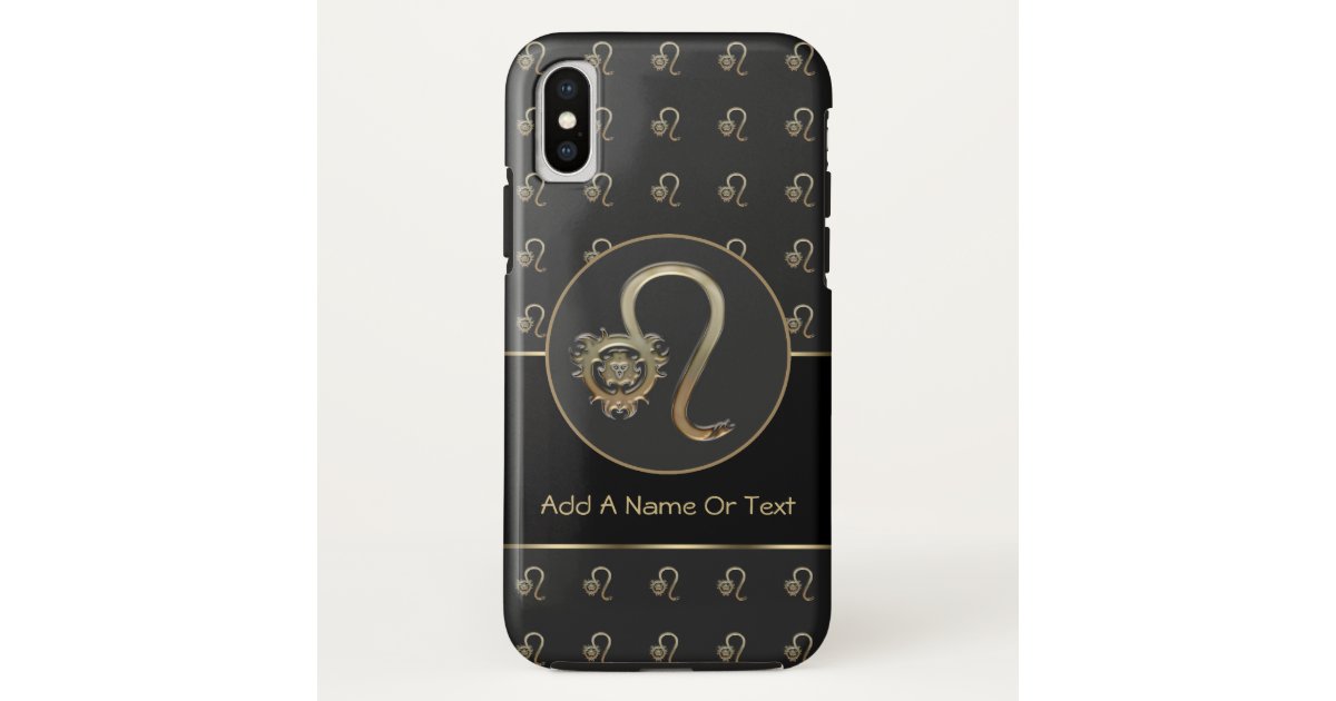 Leo Zodiac Sign Personalised Case-Mate iPhone Case | Zazzle