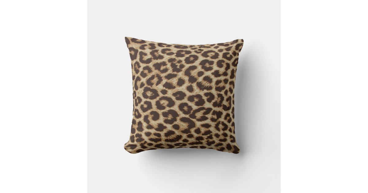 Leopard Print Pillow | Zazzle