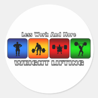 Custom Weight Lifting Stickers | Zazzle.co.uk