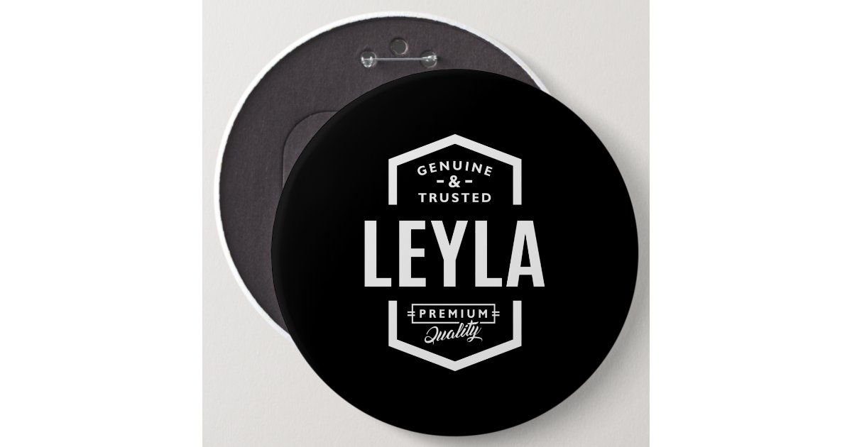 Leyla Personalised Name Birthday 6 Cm Round Badge | Zazzle
