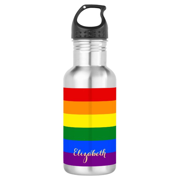 Gay Pride Water Bottles | Zazzle.co.uk