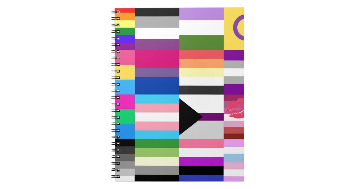 LGBT Pride Flag Collage Notebook | Zazzle