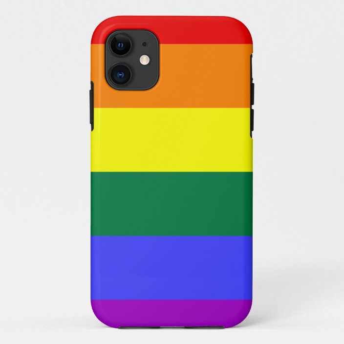 LGBT Pride Rainbow Flag Case-Mate iPhone Case | Zazzle.co.uk