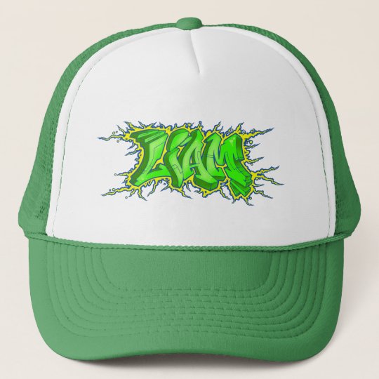 LIAM graffiti name - Trucker Hat | Zazzle.co.uk