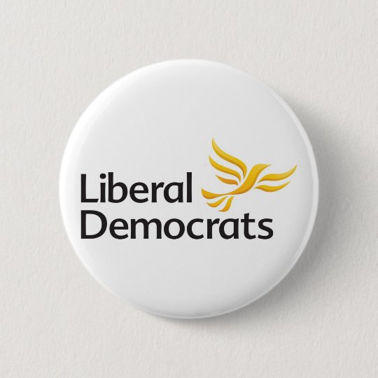 Liberal Democrats Button Badge | Zazzle.co.uk