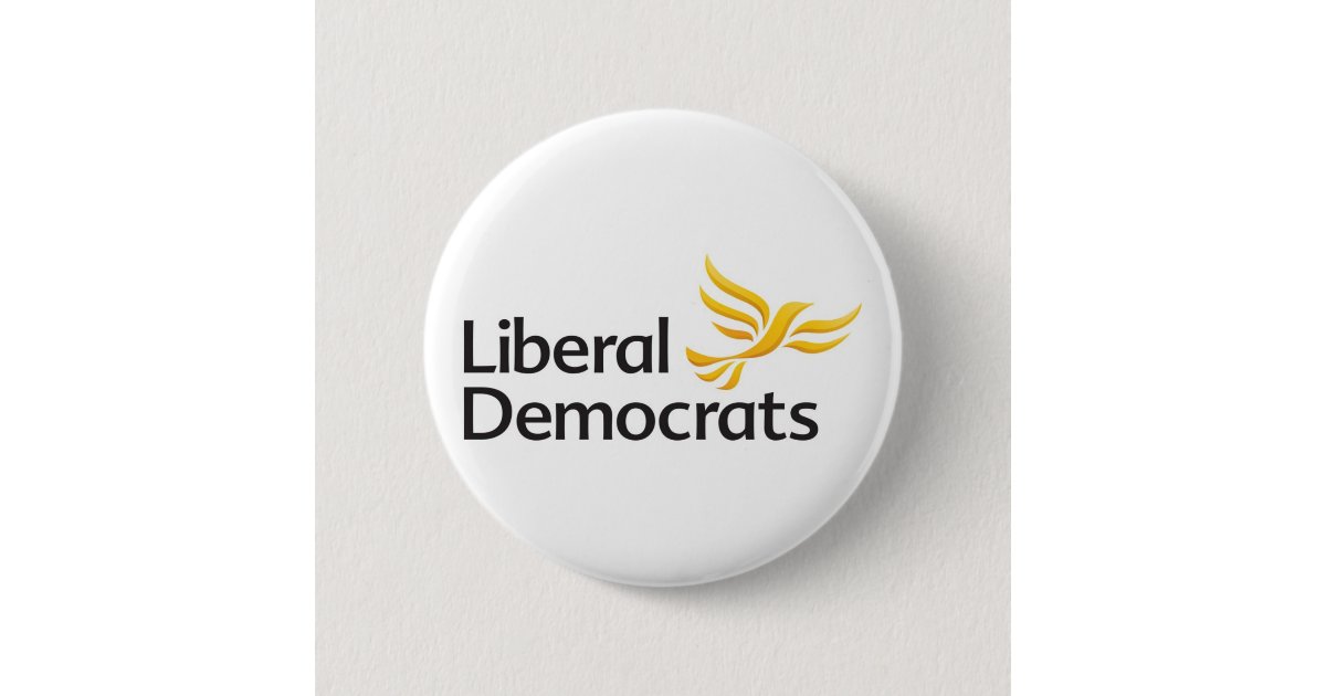Liberal Democrats Button Badge | Zazzle.co.uk