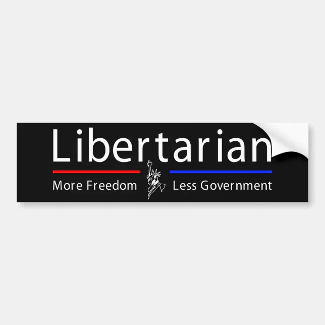 Libertarian Bumper Sticker | Zazzle