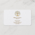 life coach tree of life therapist yoga healer busi business card | Zazzle