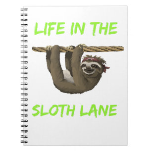 Sloth Notebooks | Zazzle.co.uk