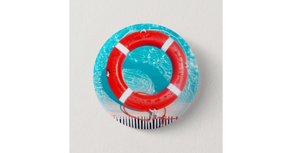 Lifeguard Lifesaver 6 Cm Round Badge | Zazzle