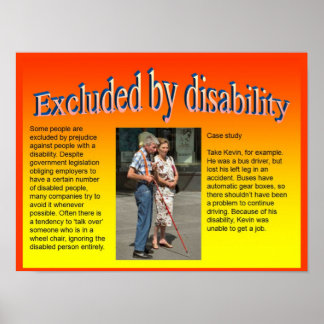 Disability Posters | Zazzle.co.uk