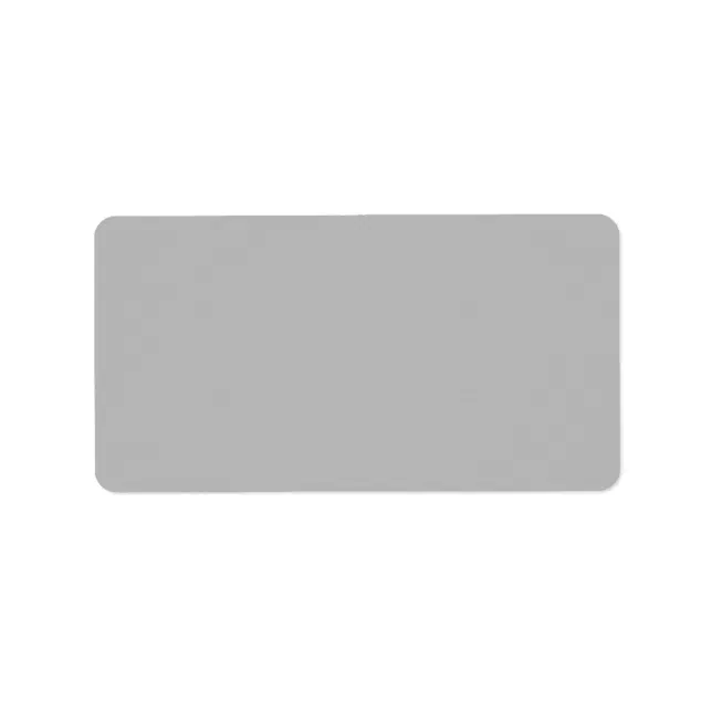 Light Grey Fashion Grey Colour Trend 2014 Blank Label | Zazzle