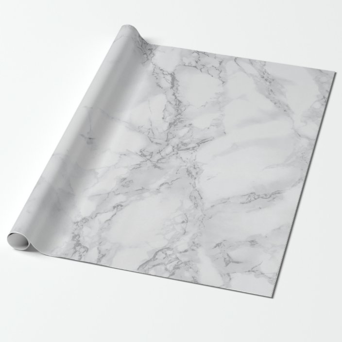 Light Grey Marble Texture Look Wrapping Paper | Zazzle.co.uk