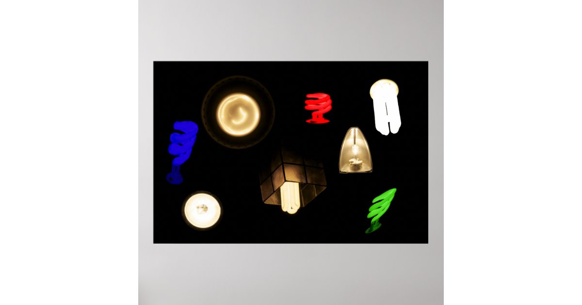 Light show poster | Zazzle