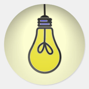 Light Bulb Stickers & Labels | Zazzle UK
