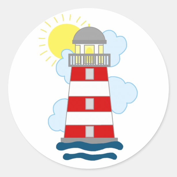 Lighthouse Stickers & Labels | Zazzle UK