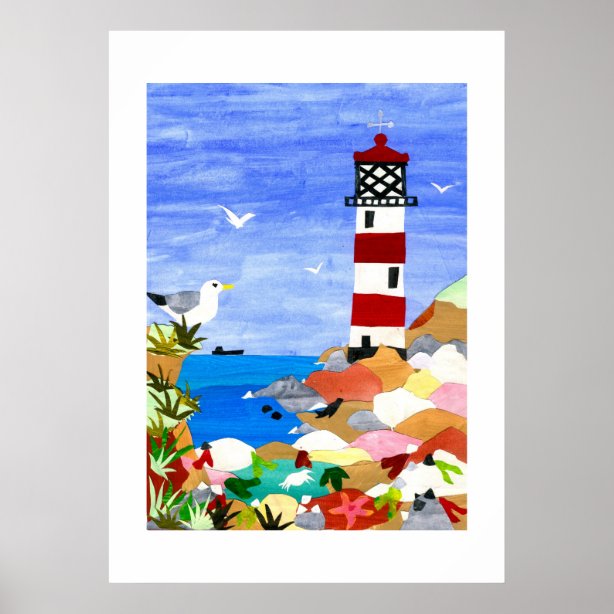 Lighthouse Posters & Prints | Zazzle UK