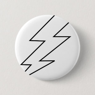 Lightning Bolt Badges & Pins | Zazzle UK