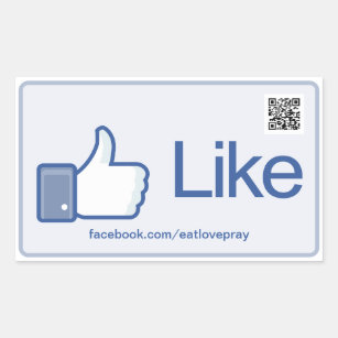 Facebook Like Stickers & Labels | Zazzle UK