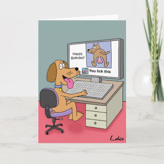 Funny Computer Birthday Cards | Zazzle UK