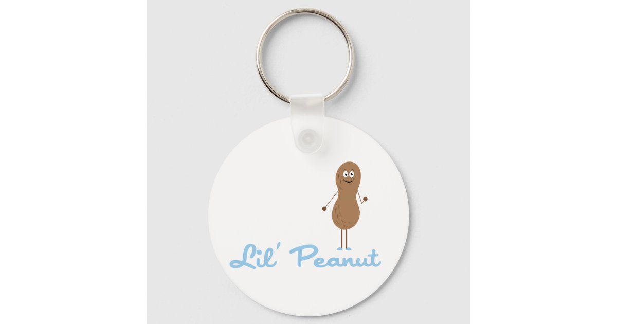 Lil Peanut Key Ring | Zazzle