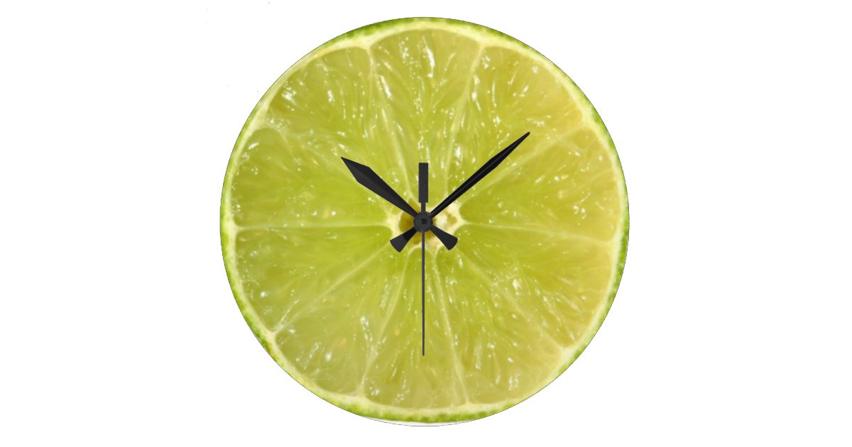 Lime Clock | Zazzle