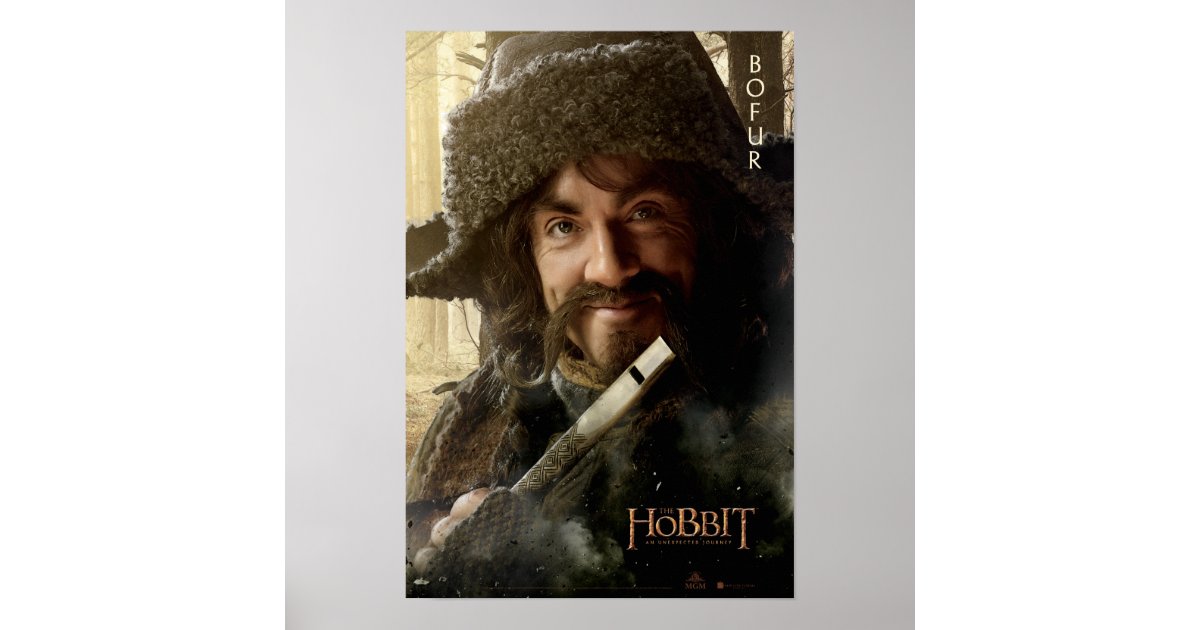 Limited Edition Artwork: Bofur Poster | Zazzle