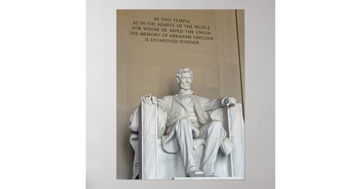 Lincoln Memorial Poster | Zazzle