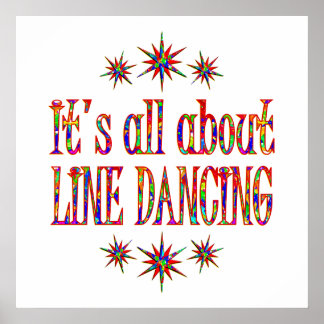 Line Dance Posters | Zazzle.co.uk