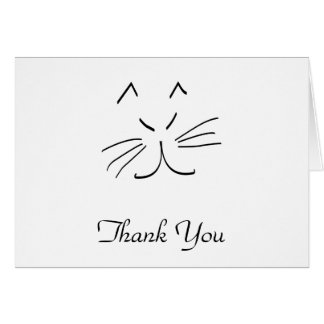 Cat Thank You Cards & Invitations | Zazzle.co.uk