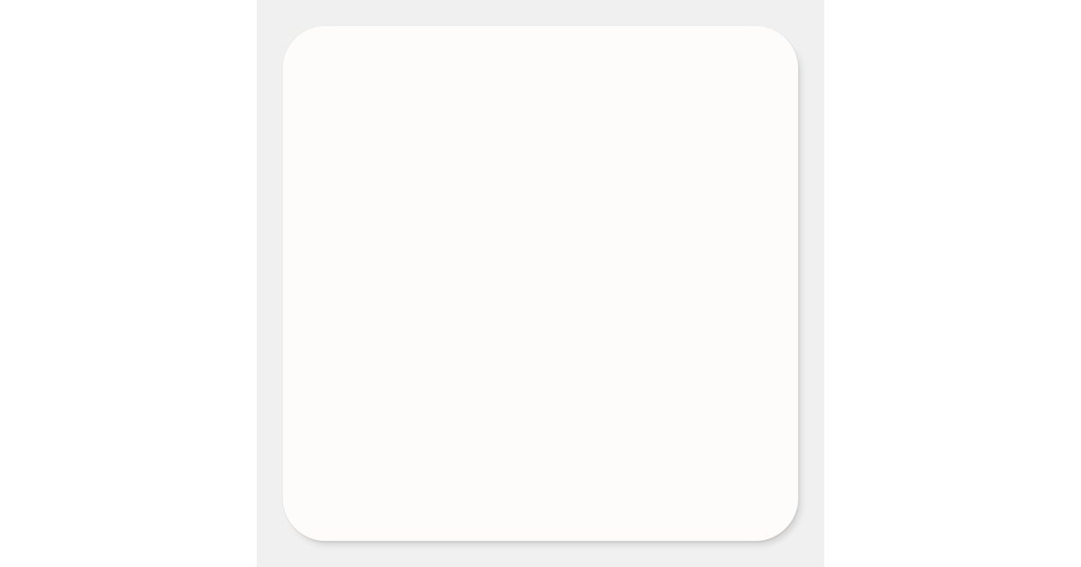 Linen White Square Sticker | Zazzle.co.uk
