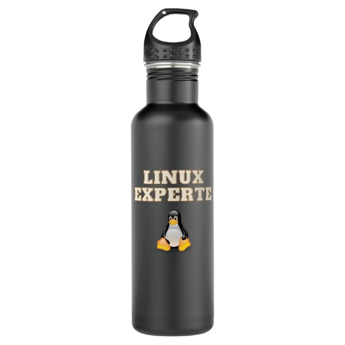 Linux Expert 710 Ml Water Bottle | Zazzle.co.uk