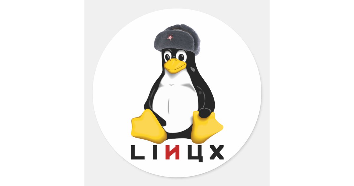 Linux Urss Classic Round Sticker | Zazzle