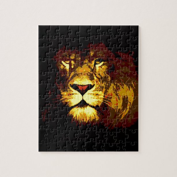 Lion Head Jigsaw Puzzles | Zazzle.co.uk