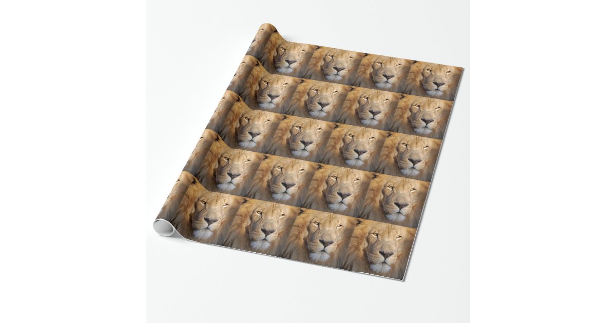 Lion Wrapping Paper | Zazzle