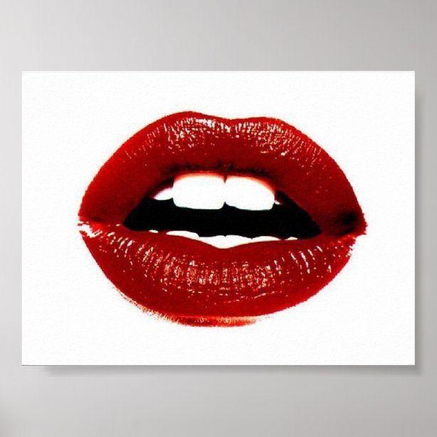 Lip Posters & Prints | Zazzle UK