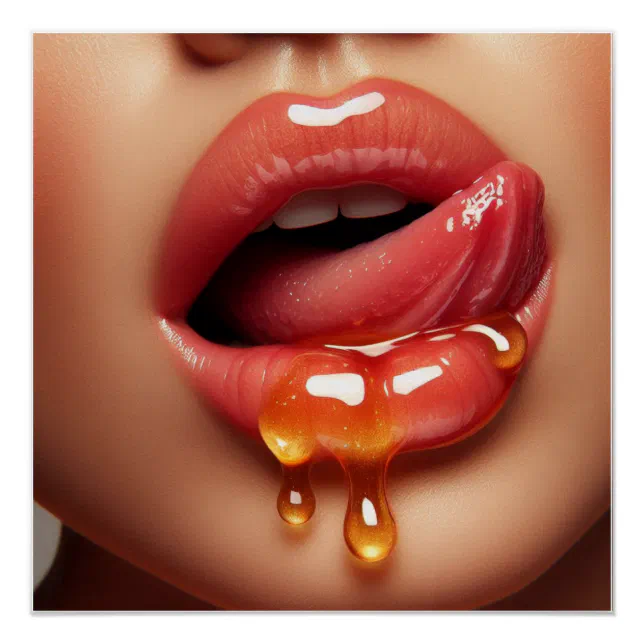 Lips Poster | Zazzle