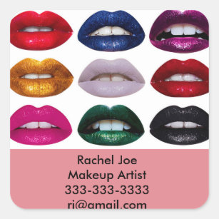 Lipstick Stickers & Labels | Zazzle UK