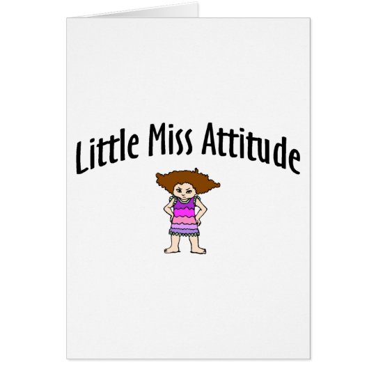 Little Miss Attitude | Zazzle.co.uk
