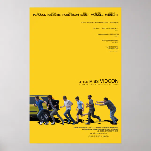 Little Miss Vidcon Poster | Zazzle