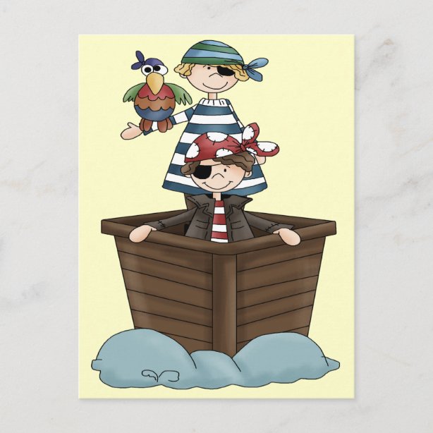 Pirate Postcards | Zazzle UK