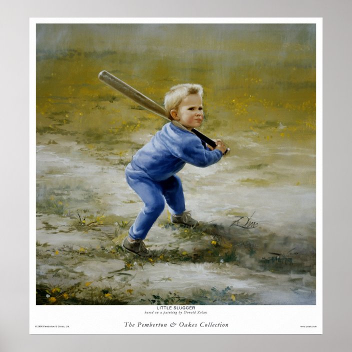 Little Slugger Poster | Zazzle.co.uk