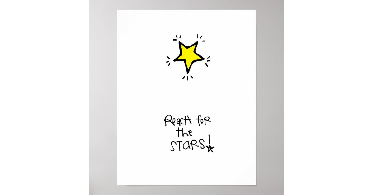 little wobblies reach for the stars poster | Zazzle
