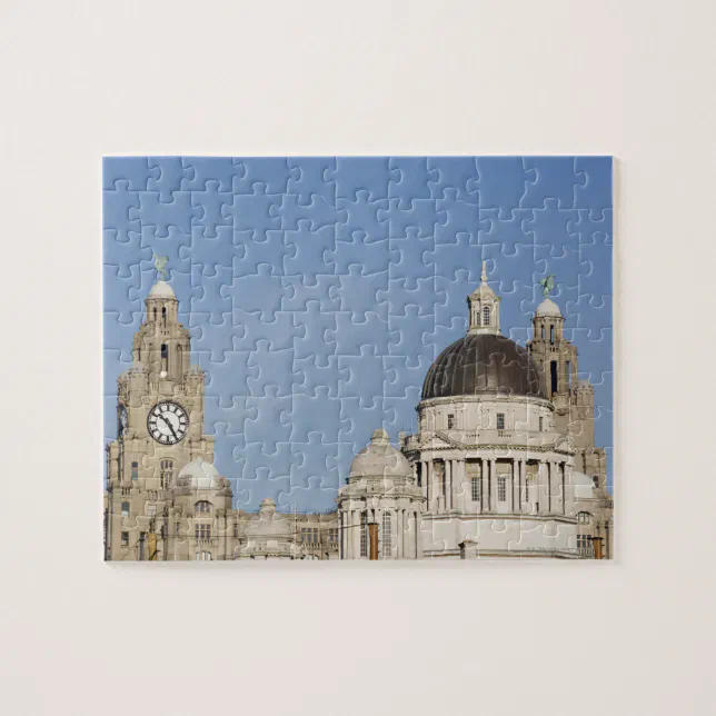 Liver Building, Liverpool, England Jigsaw Puzzle | Zazzle